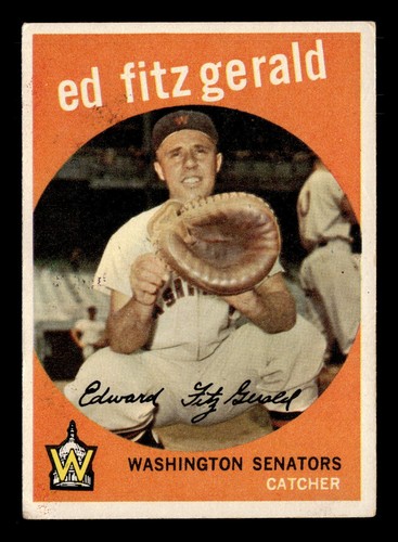 Ed Fitzgerald 1959 Topps #33 Washington Senators VG | eBay