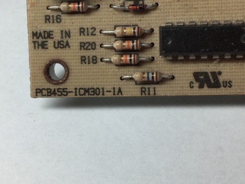 ICM RHEEM RUUD Defrost Control Board PCB455-ICM301-1A ICM301 30 DAY ...