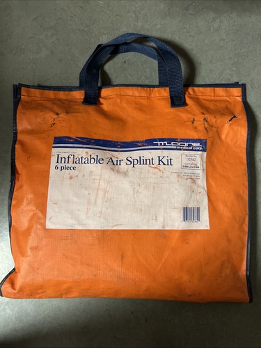 Emergency Kit Inflatable Air Splint Set Hand Wrist Arm Leg Ankle Pump ...