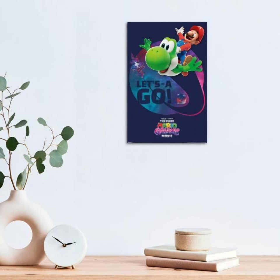 Nintendo The Super Mario Galaxy Movie 2026 Mario & Yosh Let's-A Go A3 ...