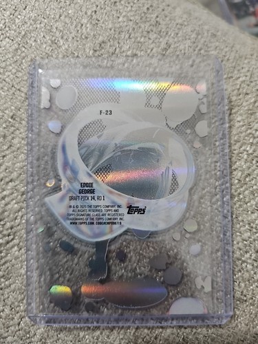 George Houston 2025 Topps Signature Class Fluidity Insert #F-23 Houston ...