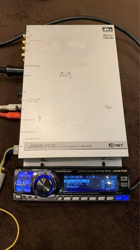 ALPINE PXA-H700 Digital Processor Set Car Audio Energization Operation ...