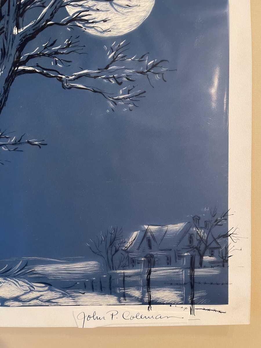 Winter Moon Art Paint Nite: Winter Moon Blues