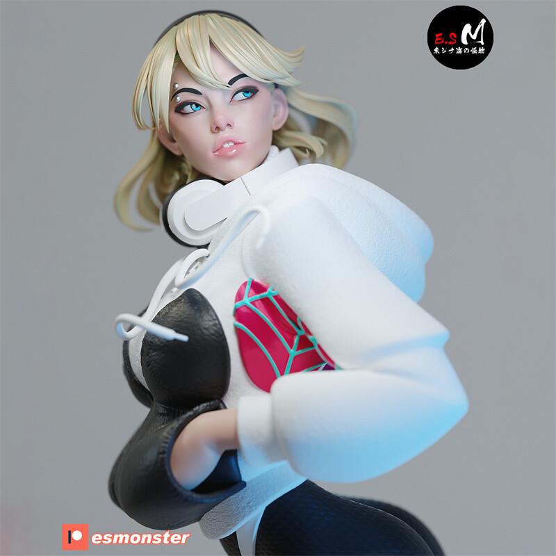 Gwen Stacy 3D Printing Unassembled Unpainted Model Kits Resin Garage ...
