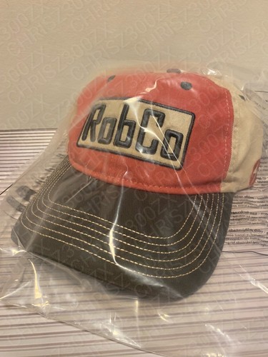 Fallout Robco Industries Trucker Hat Loop Strap Cap Figure LOGO Unisex ...