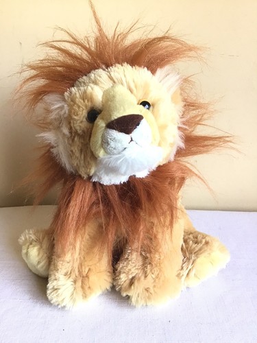 Aurora Destination Nation Sitting Lion Plush Stuffed Animal Toy 10 ...