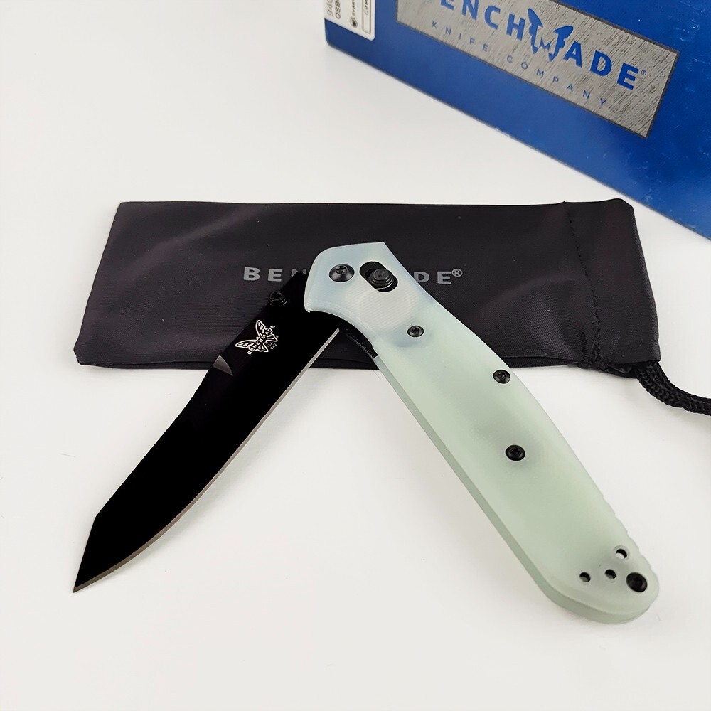 Benchmade Osborne 940BK-2004 Jade Handle Black CPM-M4 Blade AXIS ...