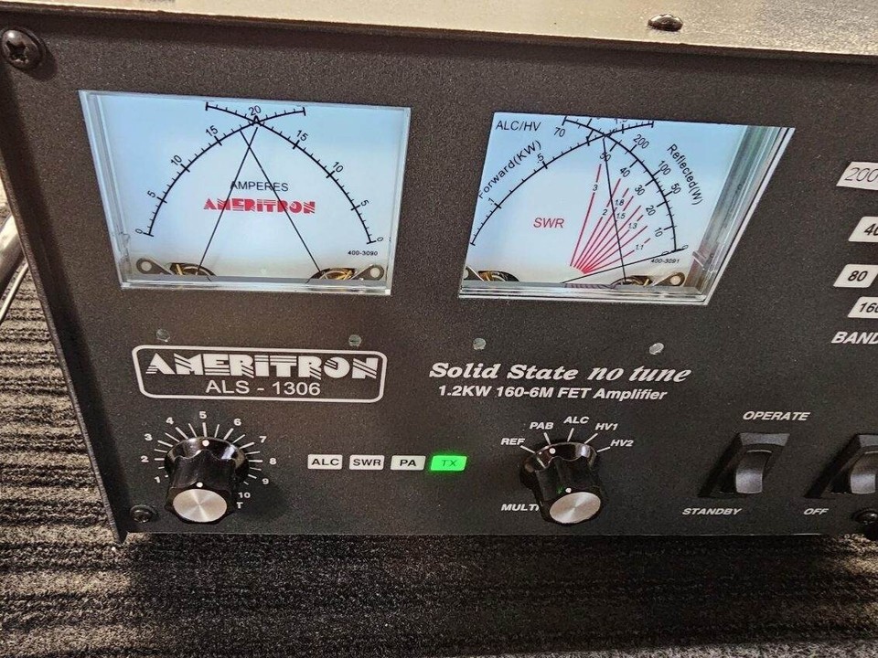AMERITRON ALS-1306 HF +6M SOLID STATE LINEAR AMPLIFIER | eBay