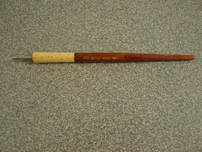 Fitz Water Wheel Co Hanover PA Vintage Wood Grain Calligraphy Pen ...