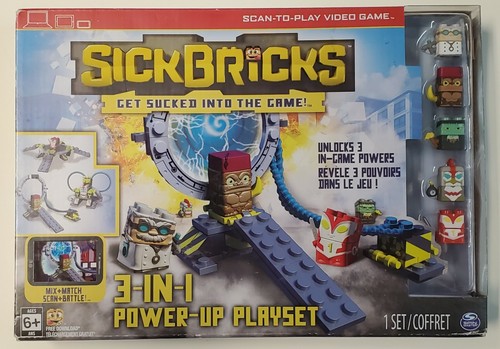 BRAND NEW Sick Bricks 3-in-1 Power Up Play Set Scan to Play Video Game ...