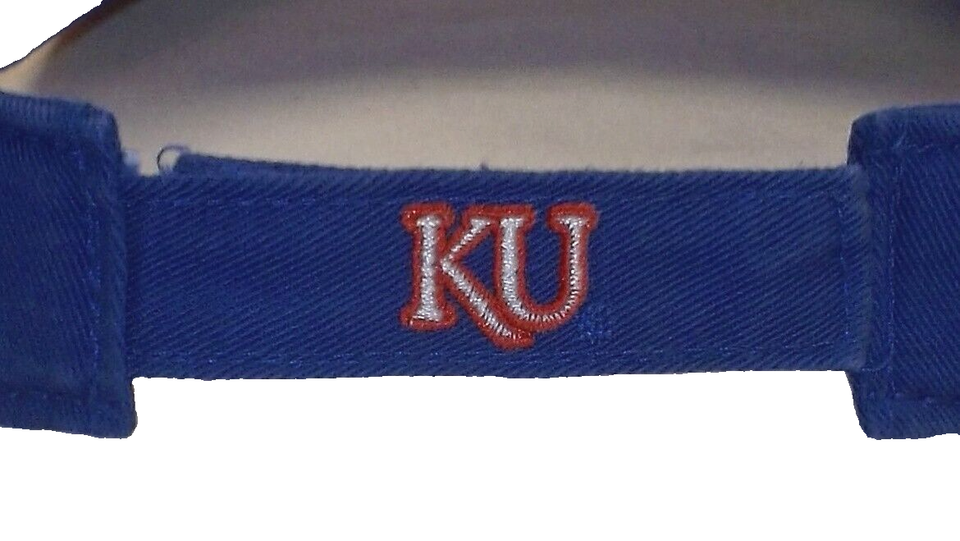 Adidas Kansas Jayhawks Structured Adjustable Wordmark Visor | eBay