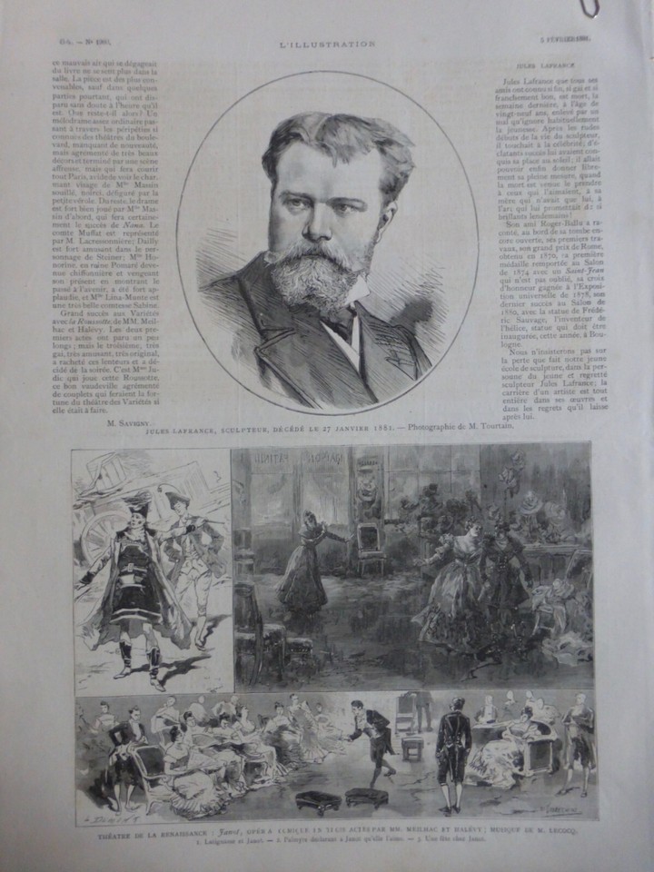 1858 1890Meilhac Halevy Ballet Opera Fandango Magicienne 12 Old ...