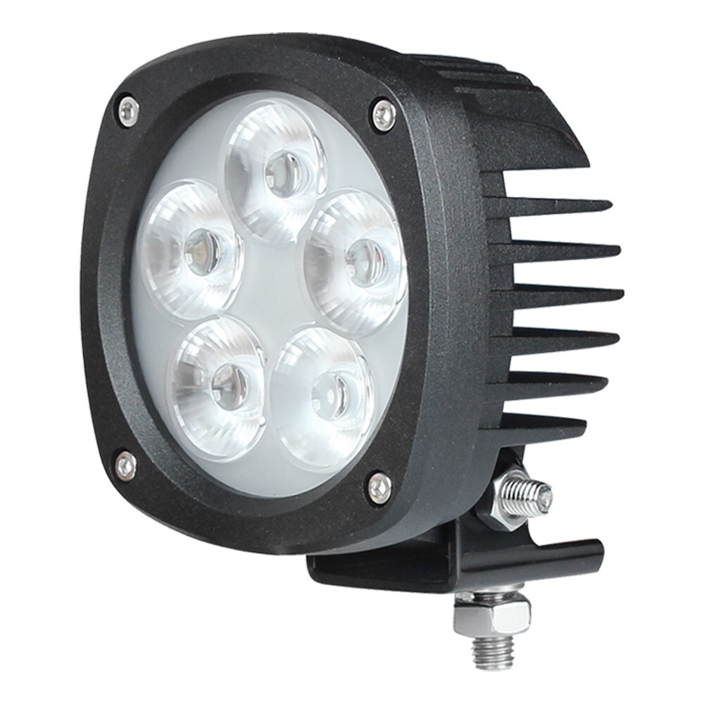 50W LED Semi Round Spot/Flood Lights Fits Caterpillar Construction ...
