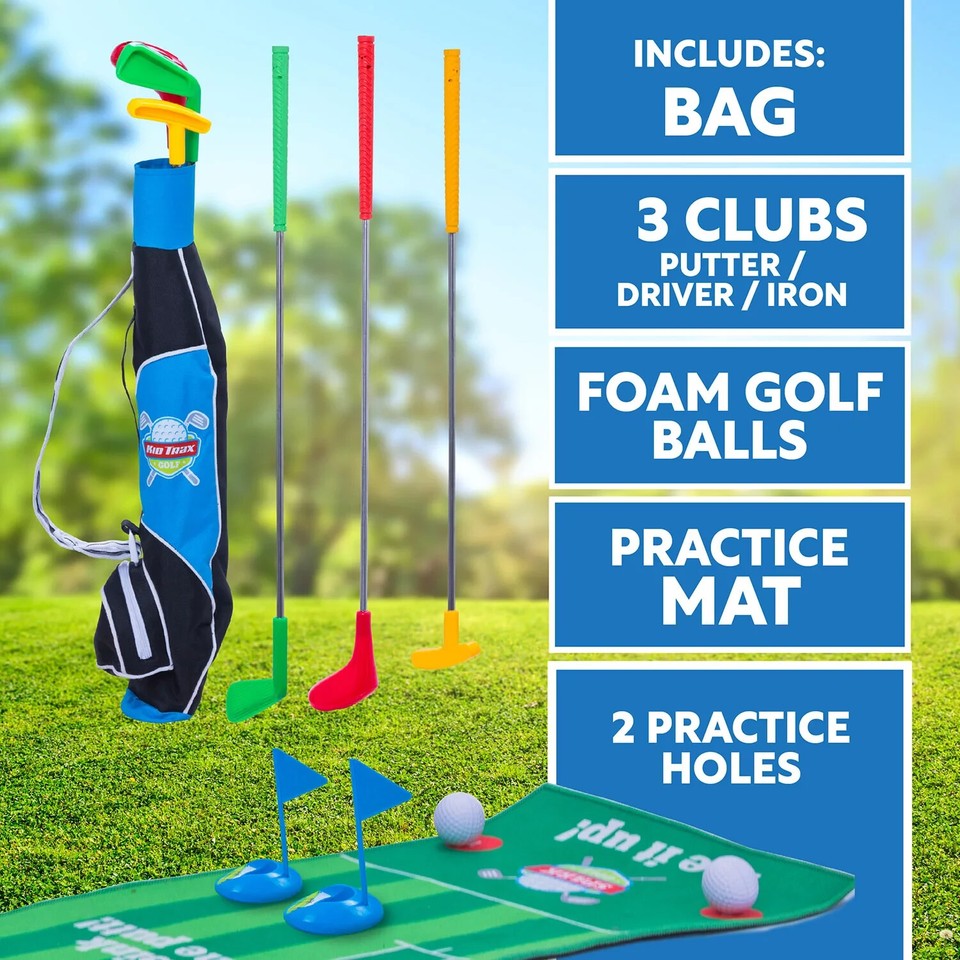 Flybar Kid Trax 12V Golf Cart Battery Powered Ride-On | eBay