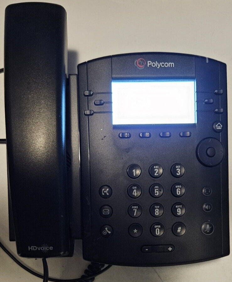 Used RingCentral Polycom VVX 300 6-Line VoIP IP SIP Business Media ...