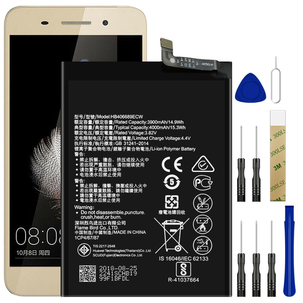 New HB406689ECW Battery For Huawei Y7 Prime / Y7 2017 / Y9 2019 Tool ...