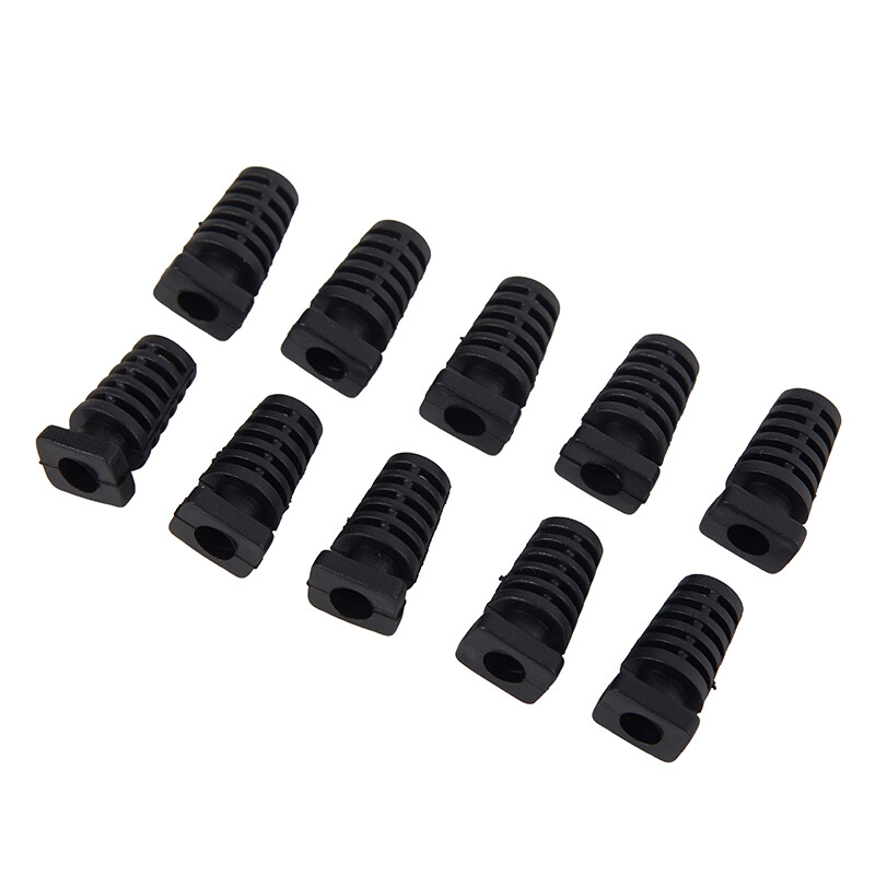 10pcs 4.1mm Cable Gland Connector Rubber Strain Relief Cord Boot ...