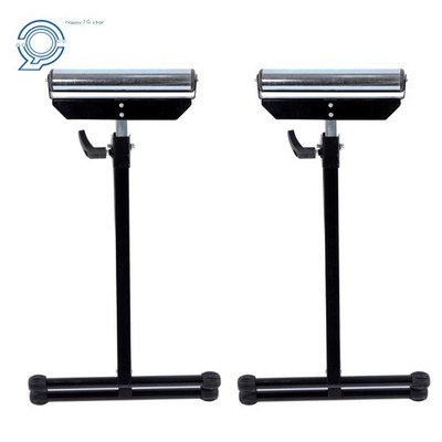 2 Pack Height Adjustable Roller Support Stand For WoodWorking & Table ...