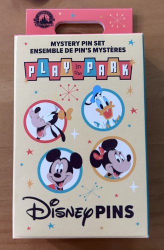 Disney Play In The Park Pin Mystery Box Contains 2 Pins Mickey Minnie ...