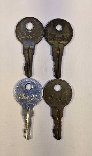 Wright Products Padlock Key 1 Set Plus 2 Singles Vintage USA Made Free ...