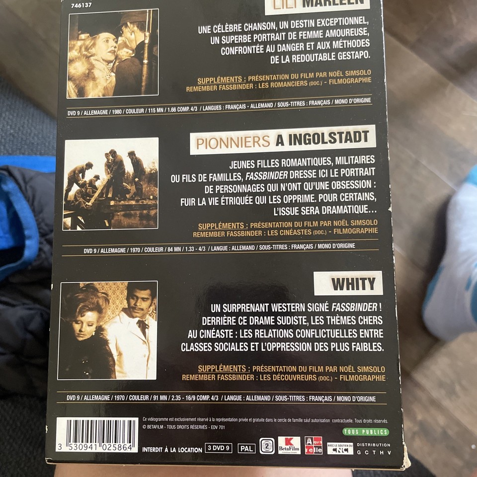 RARE FRENCH Rainer Werner Fassbinder Collection 3 (DVD) 3 Films Lili ...