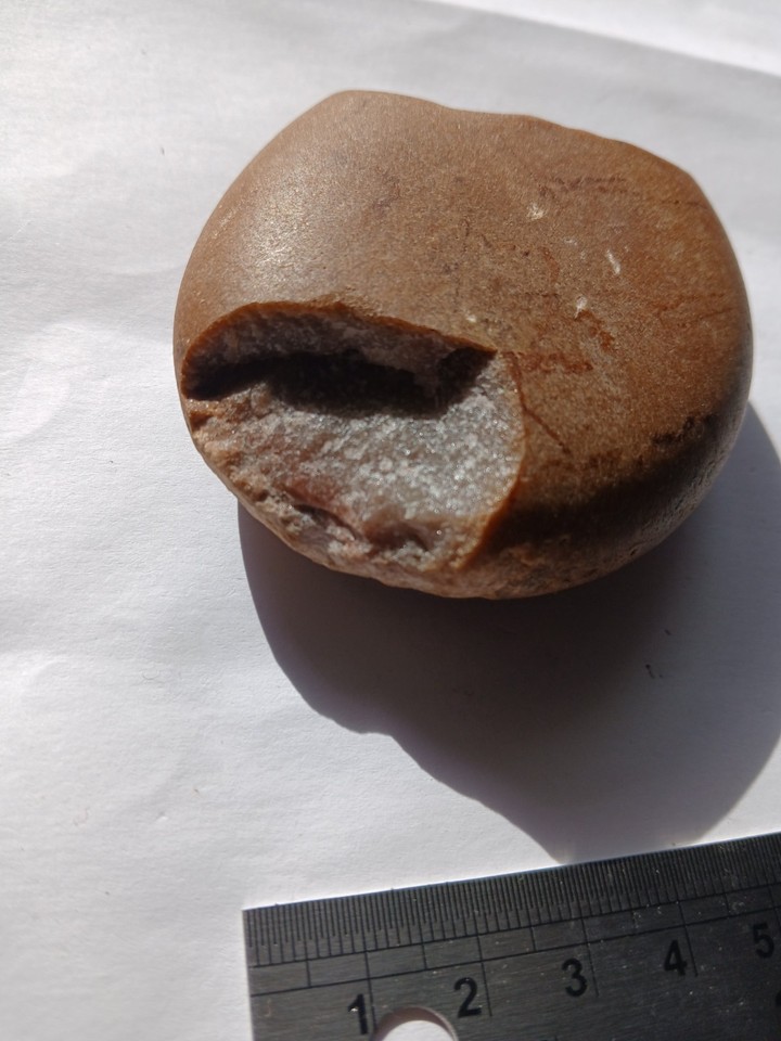 PALEOLITHIC STONE AGE KNAPPING TOOL | eBay UK