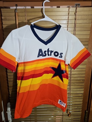 True Vintage 80s Houston Astros Sand Knit Kids Youth Large Jersey ...