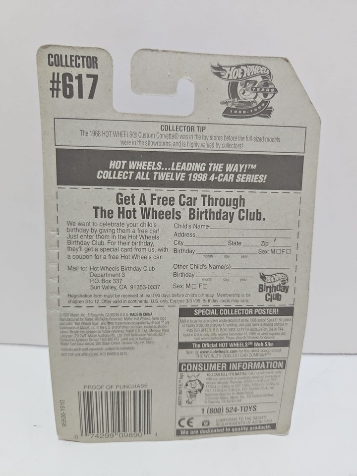 1997 Hot Wheels Mainline/Collector #617 FLAME STOPPER II Red | eBay