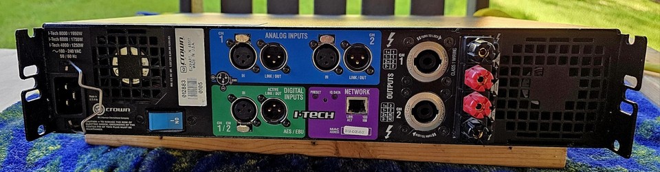 Crown I-Tech 6000 Two-Channel Power Amplifier (1581hr) | eBay