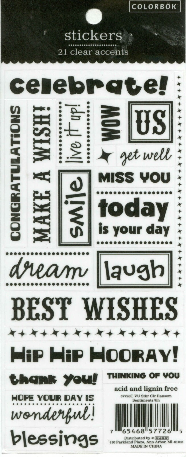 Celebrate Dream Congratulations Laugh Blessings Smile Live Colorbok ...