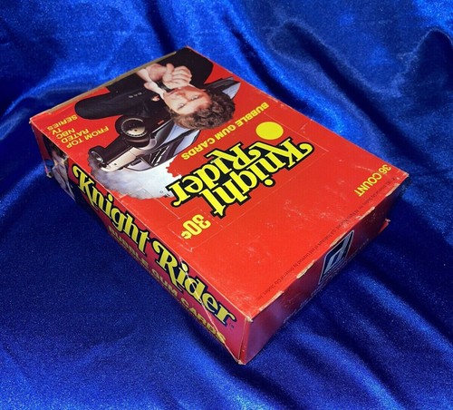WOW! 1982 KNIGHT RIDER TRADING CARDS FULL BOX 36 UNOPENED WAX PACKS ...