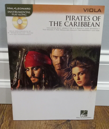 Viola Music Book - Pirates of The Caribbean - Hal Leaonard Disney with ...