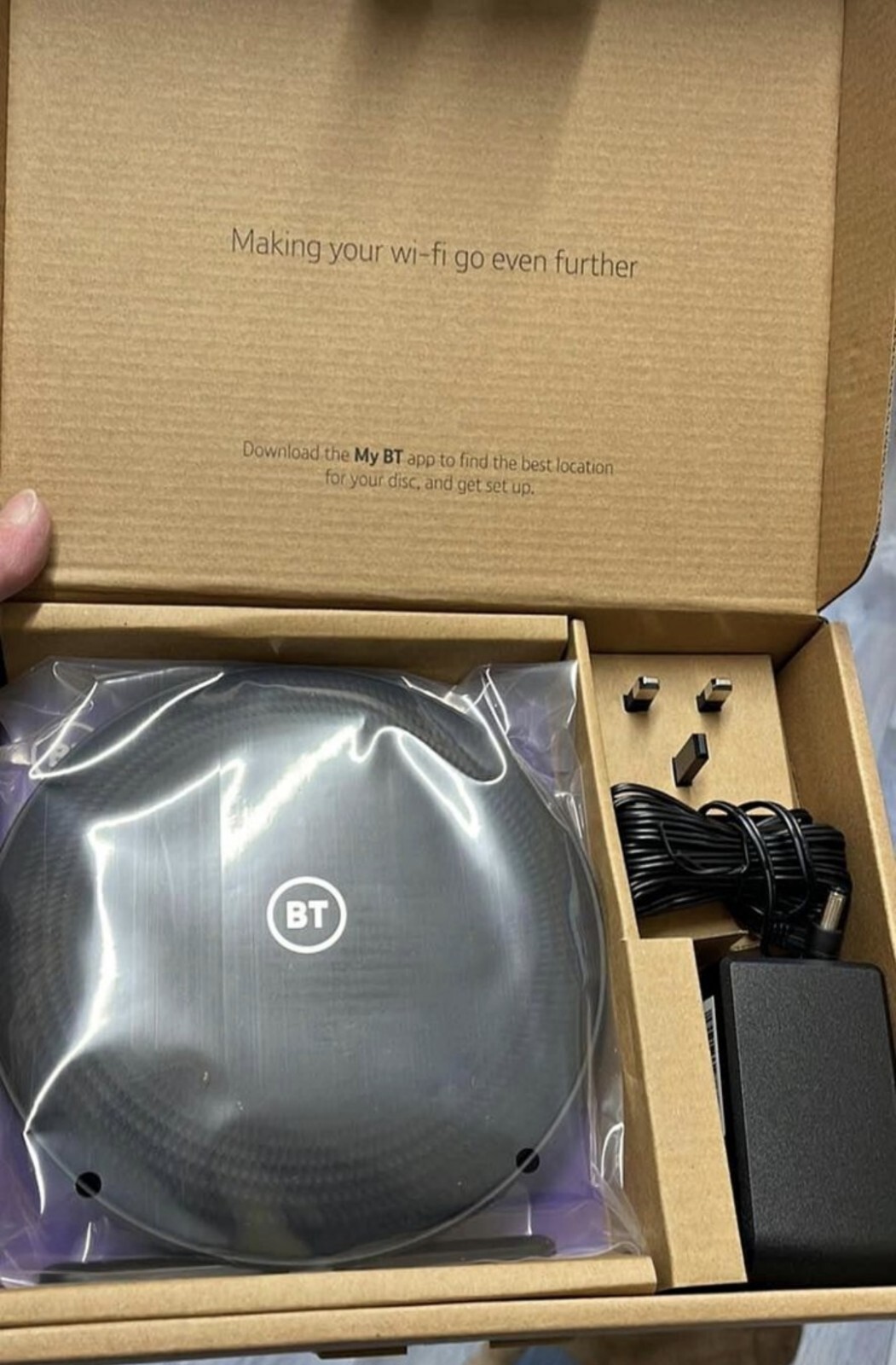 BT Wi-Fi Disc Complete Extender for Smart Hub 2 - Black New | eBay