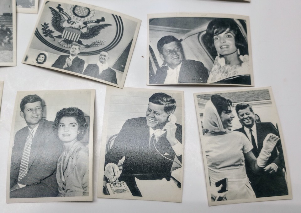 1964 JFK Vintage Topps John F Kennedy Jackie Trading Cards 72 of 77 US ...