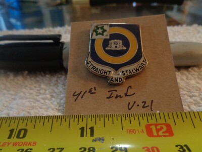 41st Infantry V-21 Unit Crest, DI, DUI (DRAW#G3) | eBay