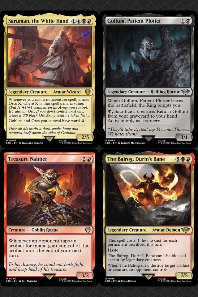 Sauron, the Dark Lord LOTR Commander Deck Magic MTG Ready-to-Play EDH ...