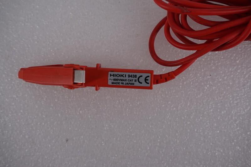 Hioki 9438 Red cable 600V MAX CAT III | eBay