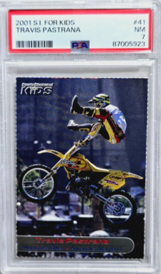 2001 SI For Kids #41 Travis Pastrana Rookie Card RC PSA 7 NM SIFK ...
