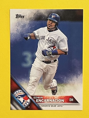 Edwin Encarnacion 2016 Topps Series One Base #89 Toronto Blue Jays | eBay