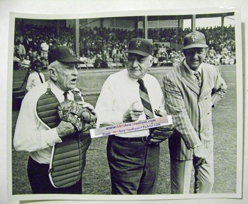 New York Mets Original AP photo 1971 Casey Stengel George Weiss Stan ...