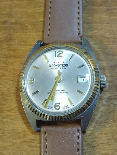 Vintage 1960-70's Kronotron Electra watch, running just serviced new ...