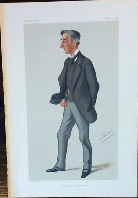 Vanity Fair SPY Print Sir Henry George Elliot, Statesmen No. 245, Mar ...