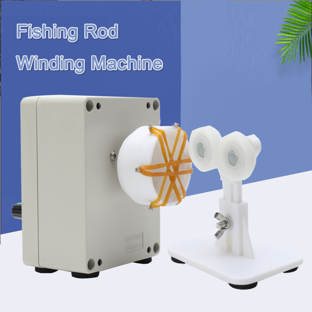 Portable Elctric-Drive Fishing Rod Building Winding Machine DIY Fishing Rod