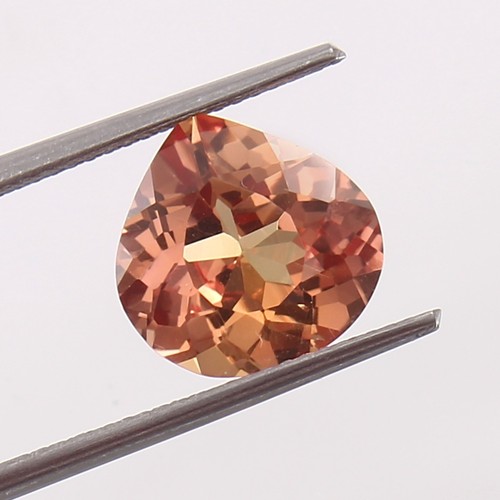 Natural Flawless Ceylon Padparadscha Sapphire Heart Loose Cut Gemstone ...