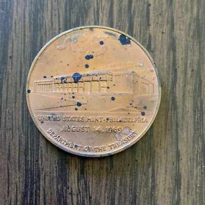 United States Mint collectors token Philadelphia PA USA coin 1969 ...