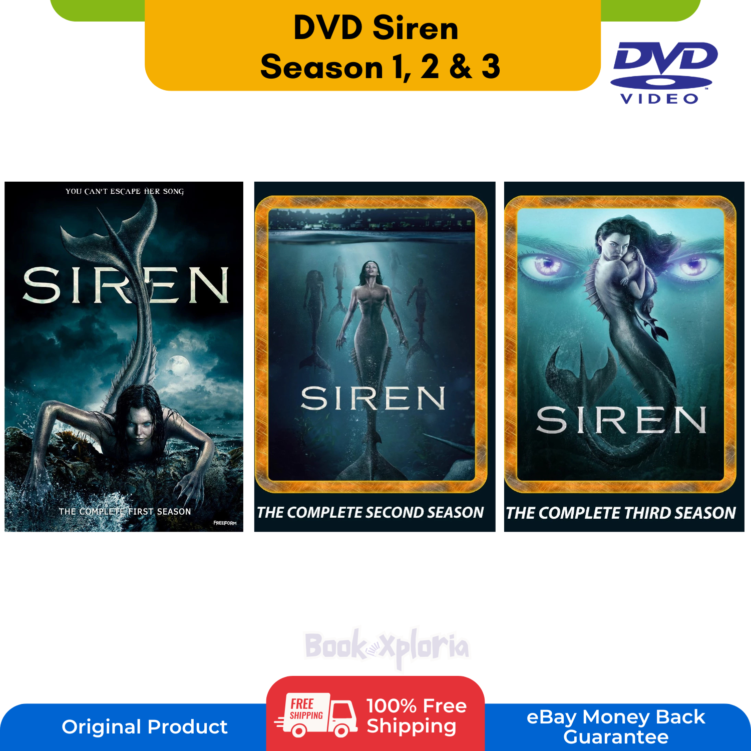 Siren Season 1 2 3 (2018-2020) DVD FULL HD Movie TV Series FREE ...