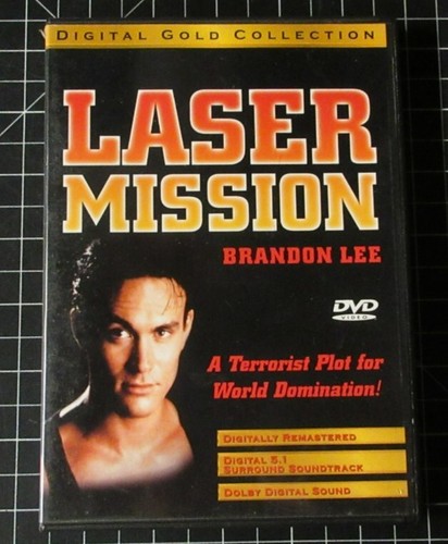 Laser Mission by Brandon Lee Digital Gold Collection (DVD, 1990) | eBay