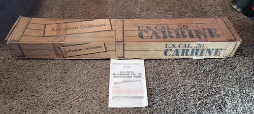 Vintage Arlington Ordnance M1 Carbine Box Winchester Inland U.S, Cal 30 ...