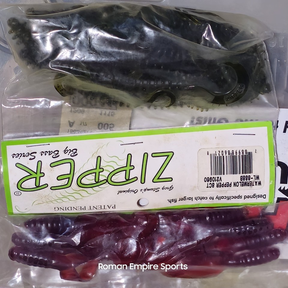 LARGE LOT Of Rubber Fishing Lures With Tacklebox - Assortment Of Many ...