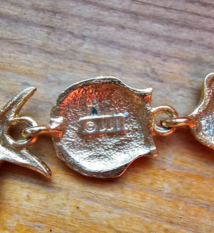 JJI baked enamel beach charm bracelet and earrings | eBay